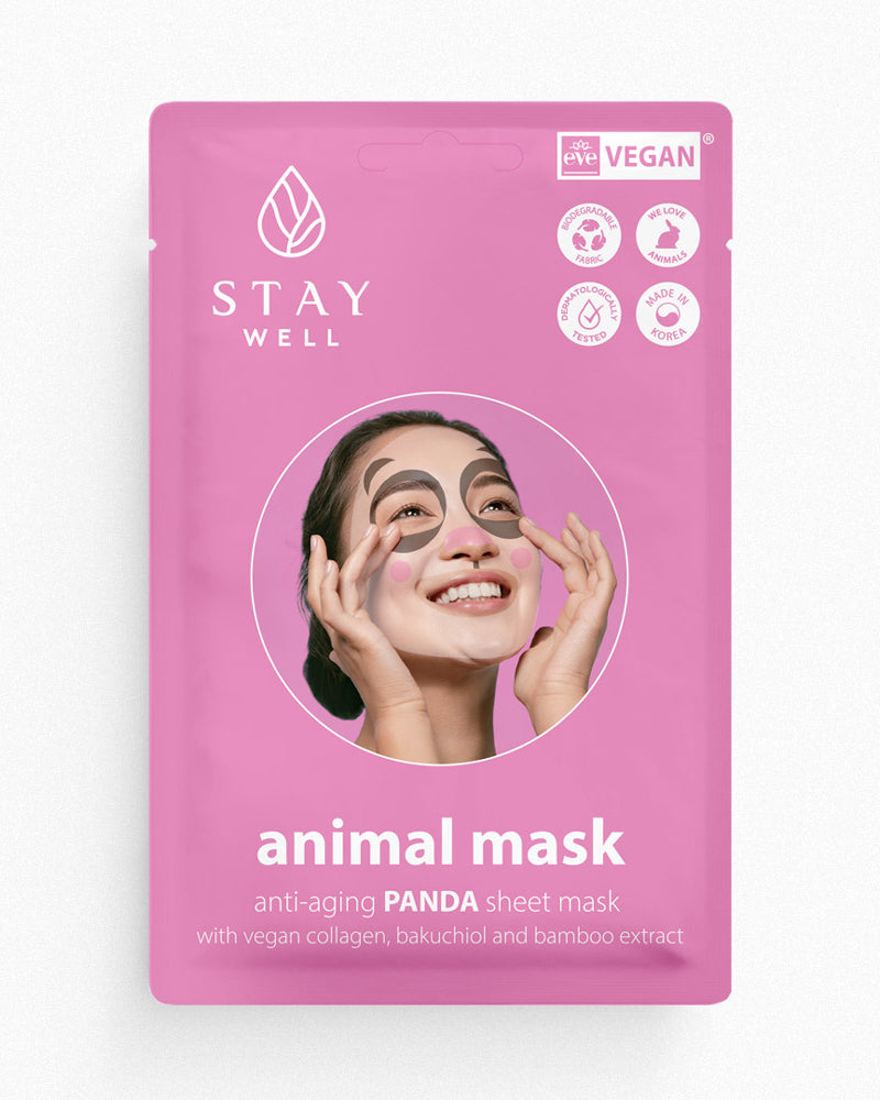 Stay Well Anti-Aging Animal Sheet Mask Panda – KOKOMA